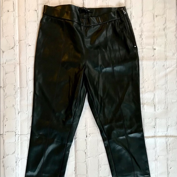 Andrew Marc | Pants & Jumpsuits | Andrew Marc Vegan Leather Pants Side ...